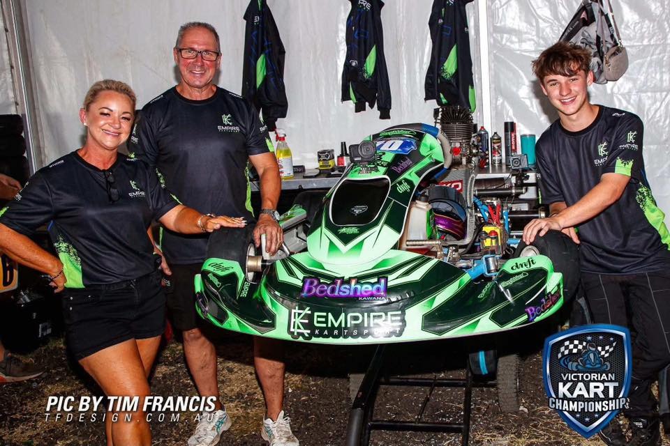 Empire Kartsport Team Official Apparel - Black Green - Imola Syndrome